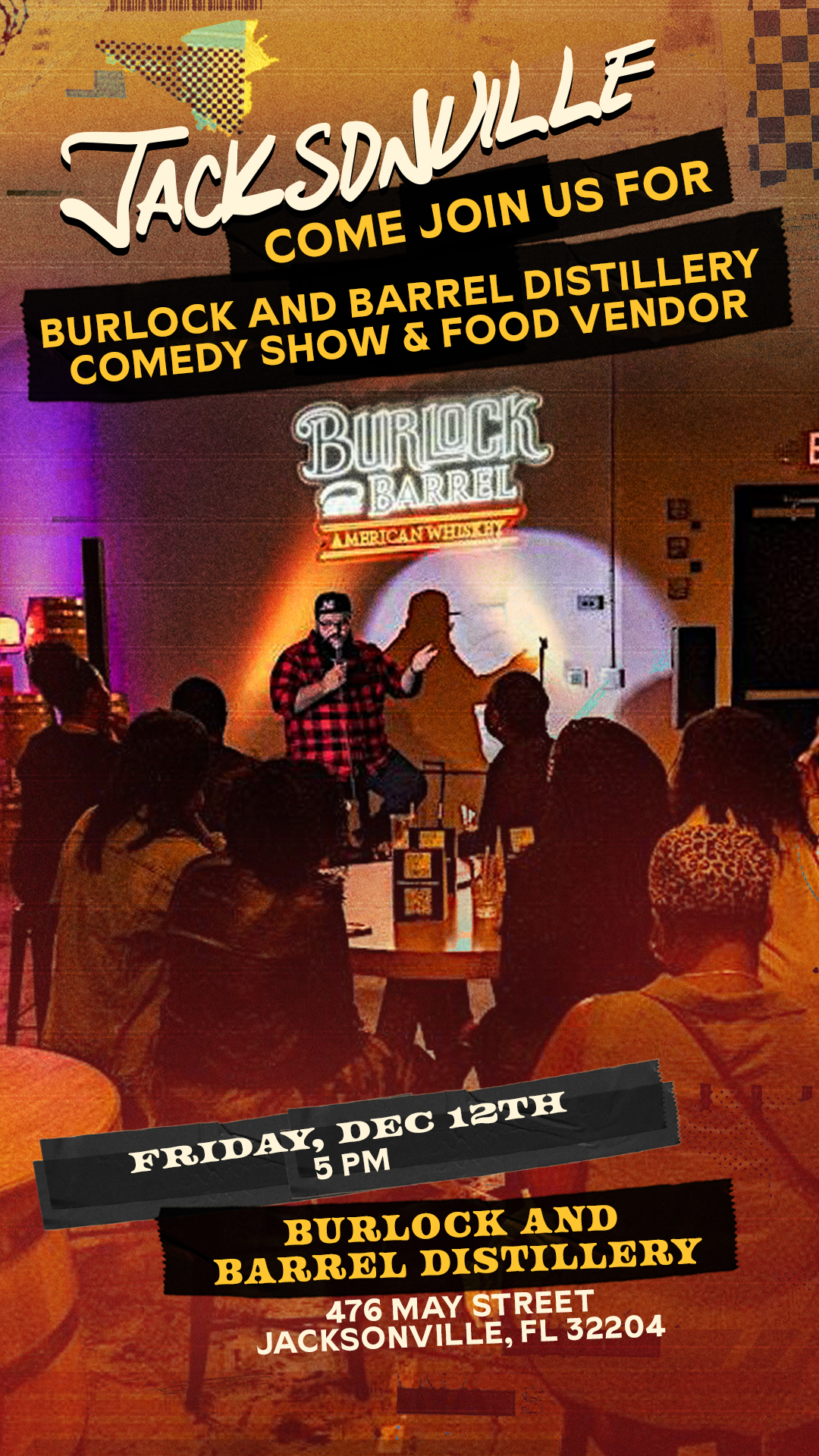 Sunburn x Burlock and Barrel Comedy Show + Food Vendor - Sunburn Cannabis